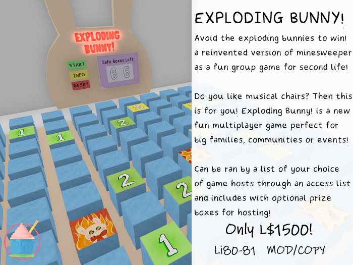 Second Life Marketplace - Exploding Bunny! Multiplayer Game